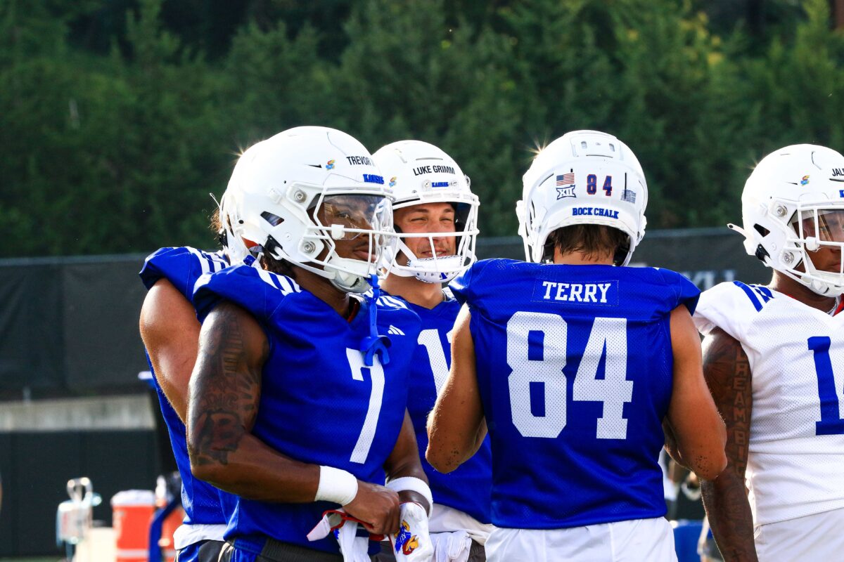 Photo Gallery: First day of fall training camp for Kansas football - KU ...
